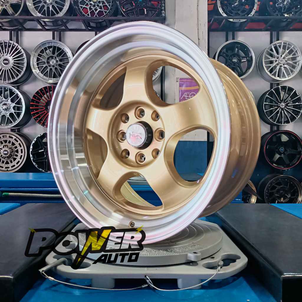 Jual velg mobil celong r15 hsr brisket double pcd cocok untuk brio gratis ongkir | Shopee Indonesia