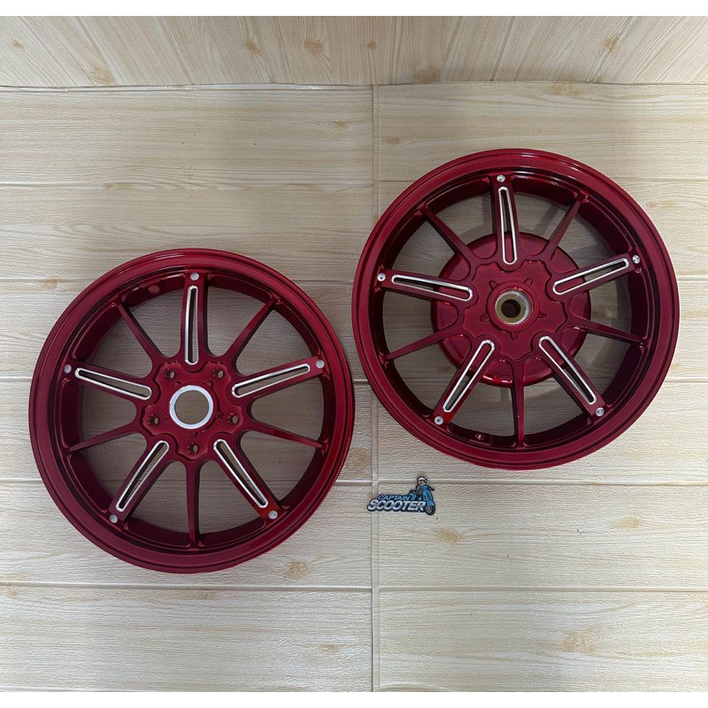 Jual Rims Velg CNC Drag Red Merah Vespa Sprint Primavera LX S Ring12 ...