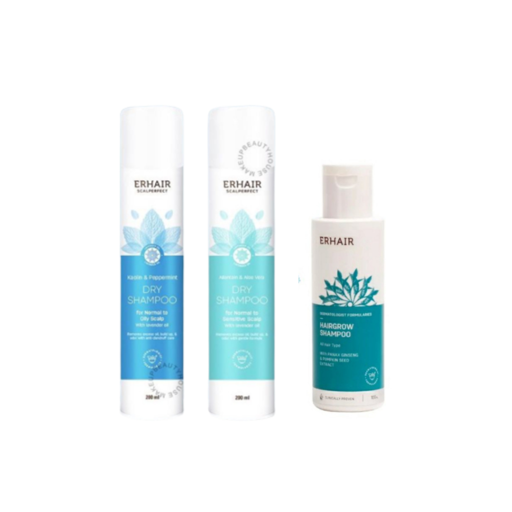 Jual ERHAIR Dry Shampoo | ERHAIR HairGrow Shampoo | Shopee Indonesia