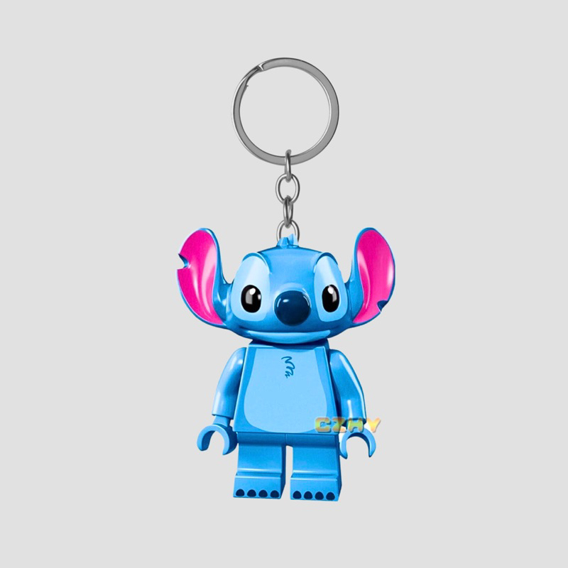 Jual Dhis Project Shiny Keychain LEGO Minifigure Stitch Disney | Shopee ...