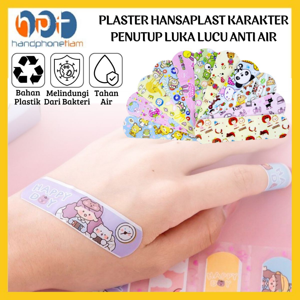 Jual Hansaplast Plaster Anak & Dewasa Band Aid Waterproof Motif ...