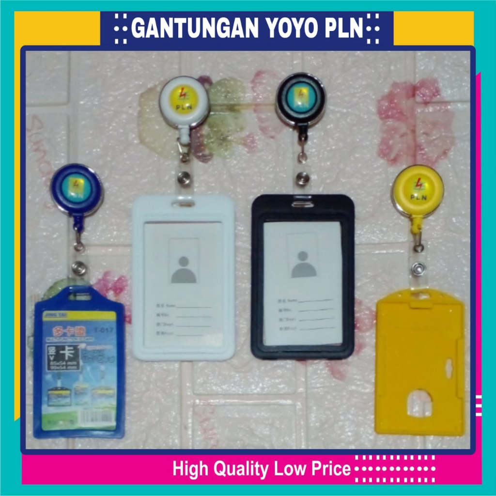 Jual GANTUNGAN YOYO ID CARD PLN (PERUSAHAAN LISTRIK NEGARA) + TEMPAT ID ...