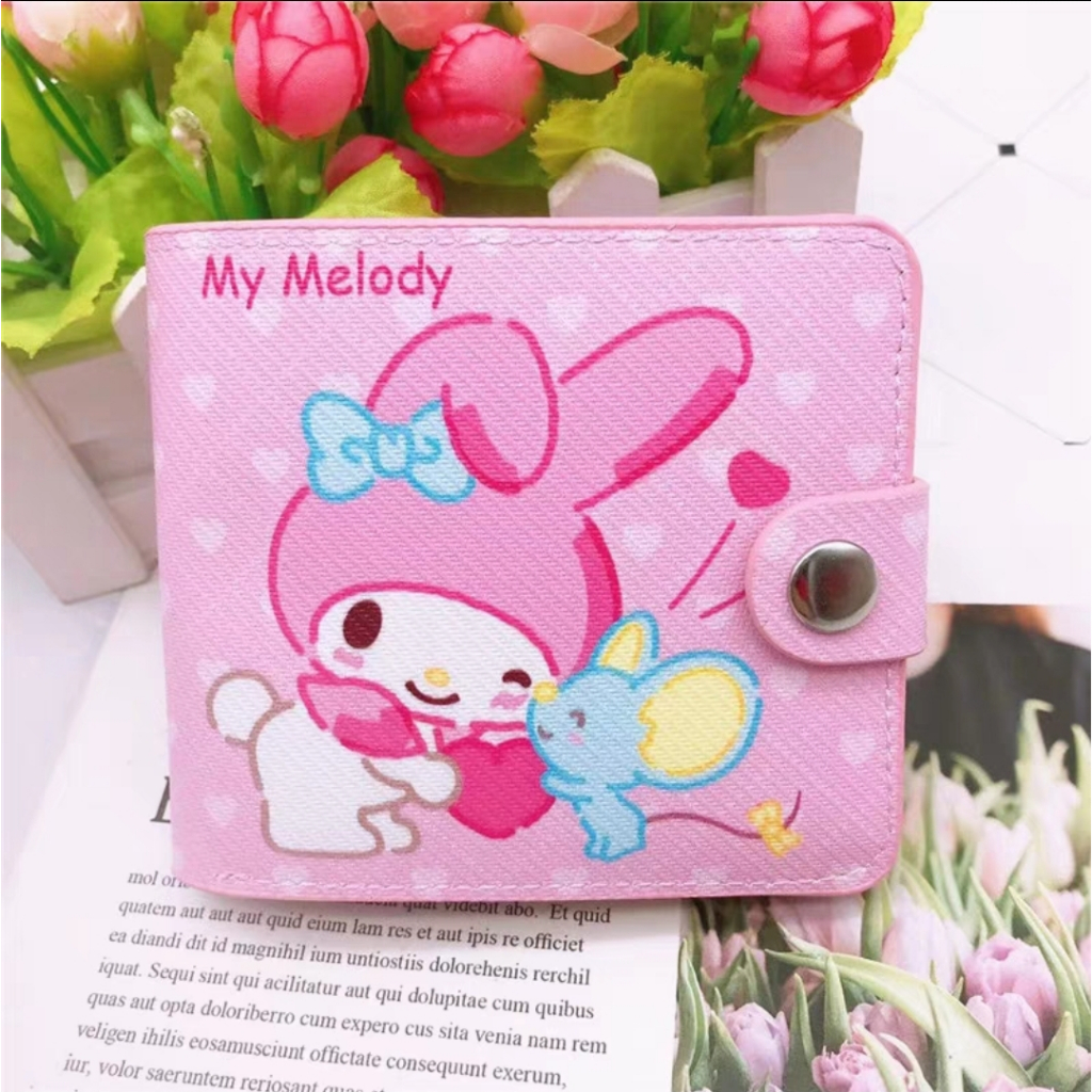 Jual Dompet Lipat Anak Sanrio Hello Kitty My Melody LTS Kuromi ...