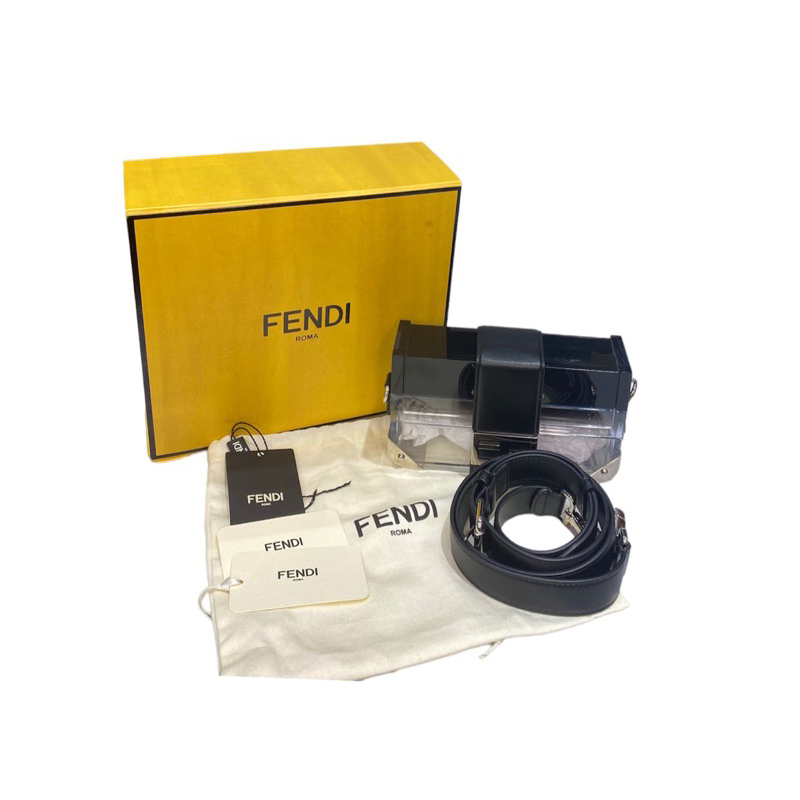 Jual VVGC! Fendi baguette trunk mini transparent Size 18x5x10cm Comes ...