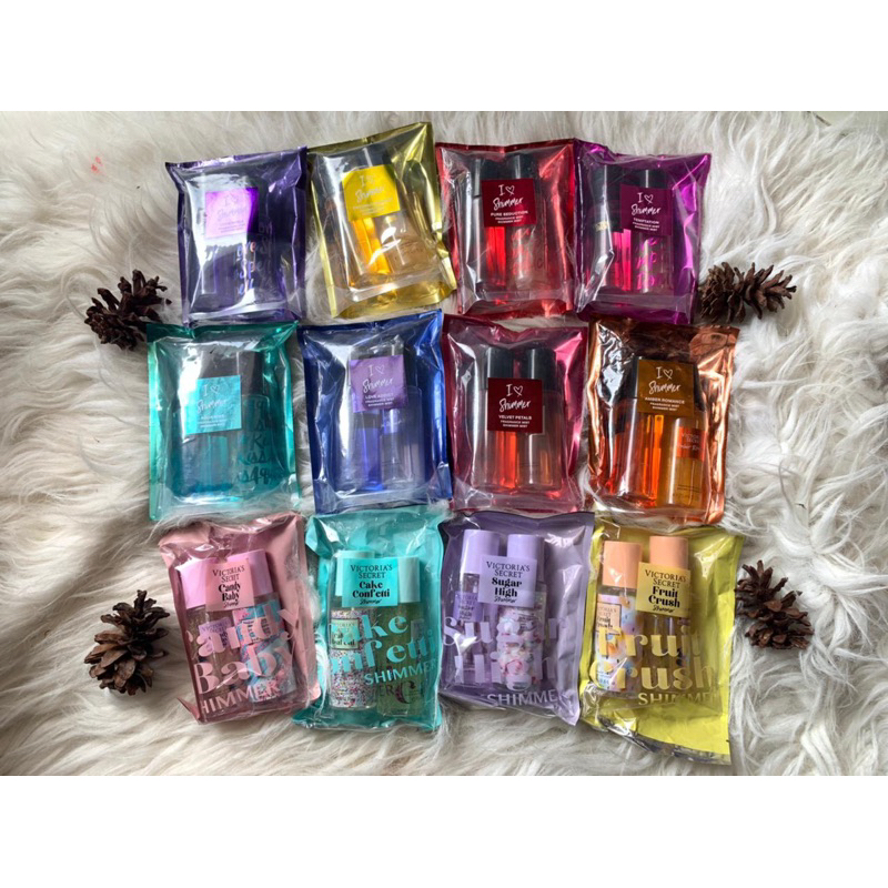 Jual VICTORIA SECRET TRAVEL SET GIFT ISI 2 75ML | Shopee Indonesia