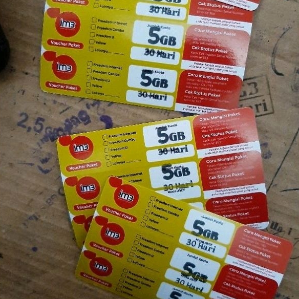 Jual Voucher kuota/ Paket Data Indosat Freedom New 30 Hari | Shopee ...