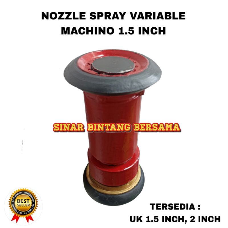 Jual NOZZLE SPRAY VARIABLE 1.5 INCH MACHINO MERAH RED FIRE | Shopee ...