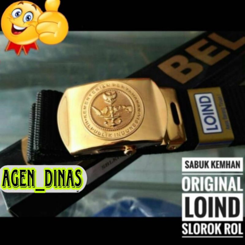 Jual IKAT PINGGANG SABUK PDH KEMHAN KEMENTRIAN PERTAHANAN ORIGINAL LOIND SLOROK ROL | Shopee ...