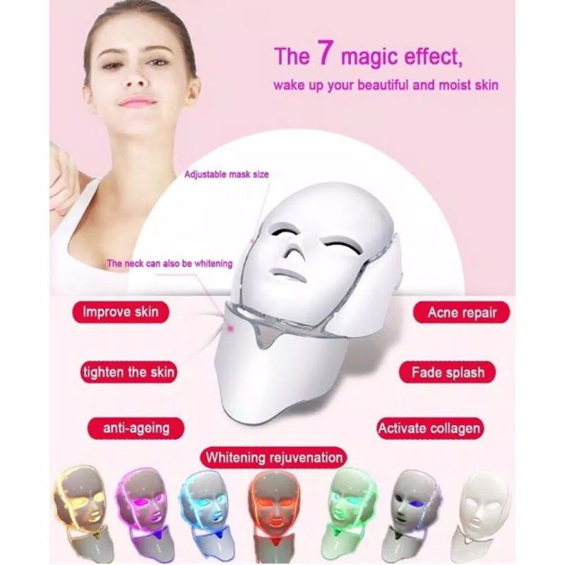 Jual PDT Mask Full Face & Neck/LED Mask masker topeng | Shopee Indonesia