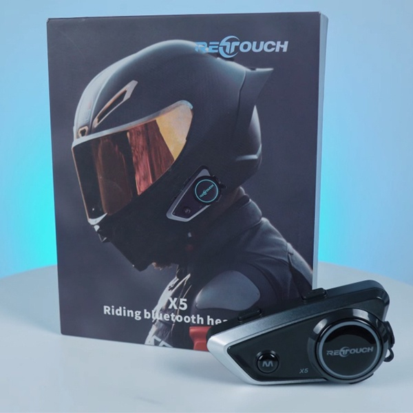 Jual INTERCOM HELM | RETOUCH X5 | INTERPHONE RETOUCH X5 BLUETOOTH ...