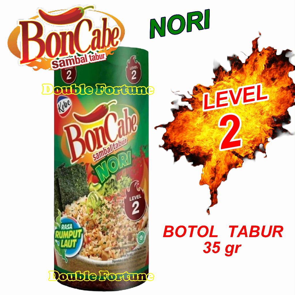 Jual BON CABE LEVEL 2 NORI RUMPUT LAUT 35gr KOBE BOTOL TABUR | Shopee ...
