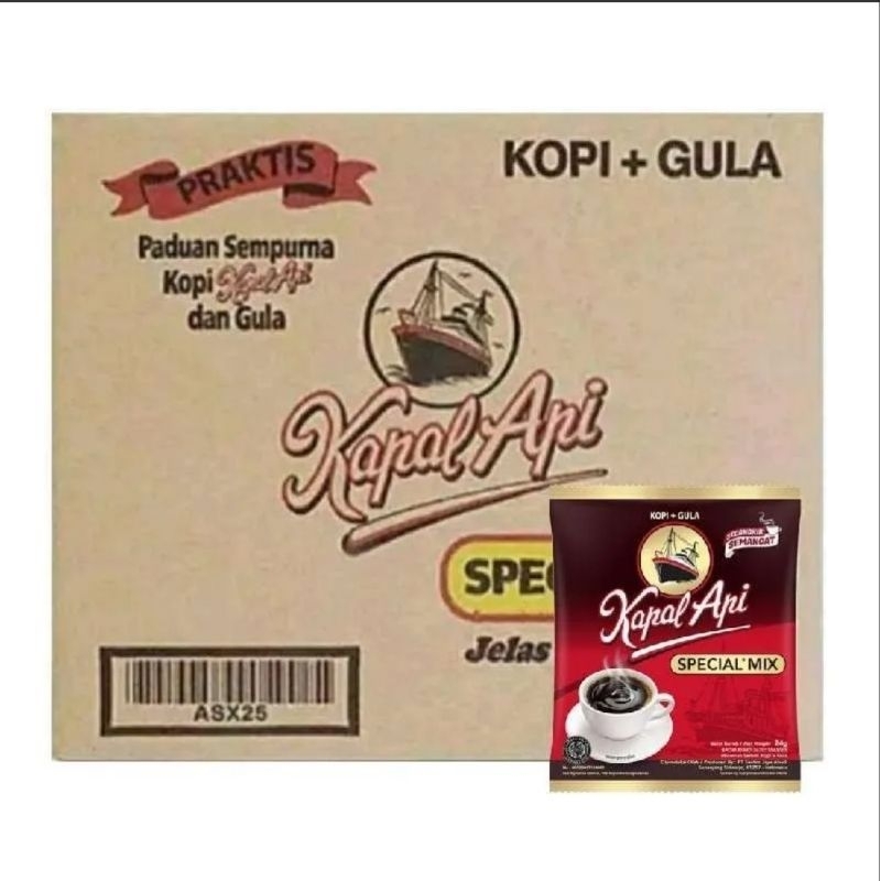 Jual KAPAL API SPESIAL MIX 1Dus (120sachet) | Shopee Indonesia