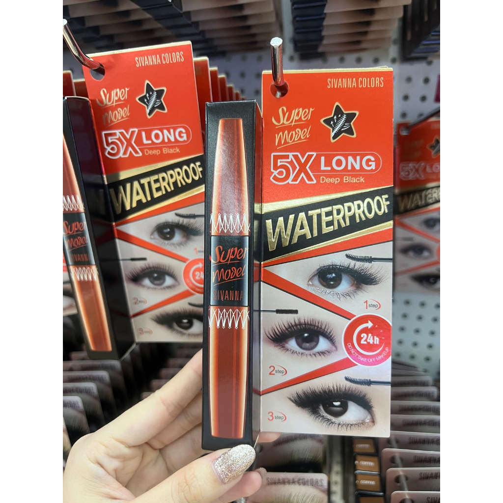 Jual SIVANNA COLORS SUPER MODEL 5X LONG WATERPROOF MASCARA | MASKARA ...