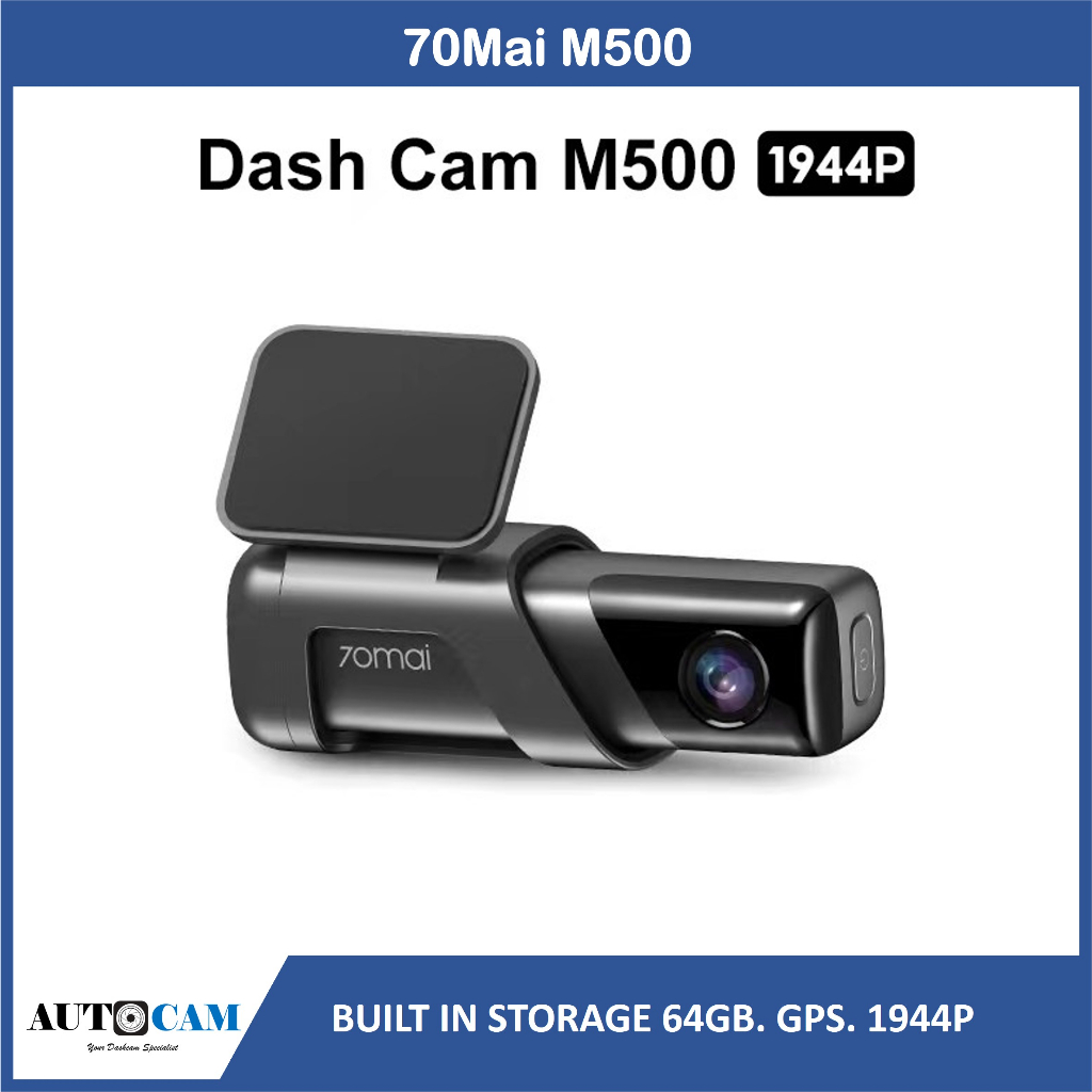 Jual 70mai M500 Dash Cam 1944P GPS Built-in 64G FOV 170° Voice Control ...