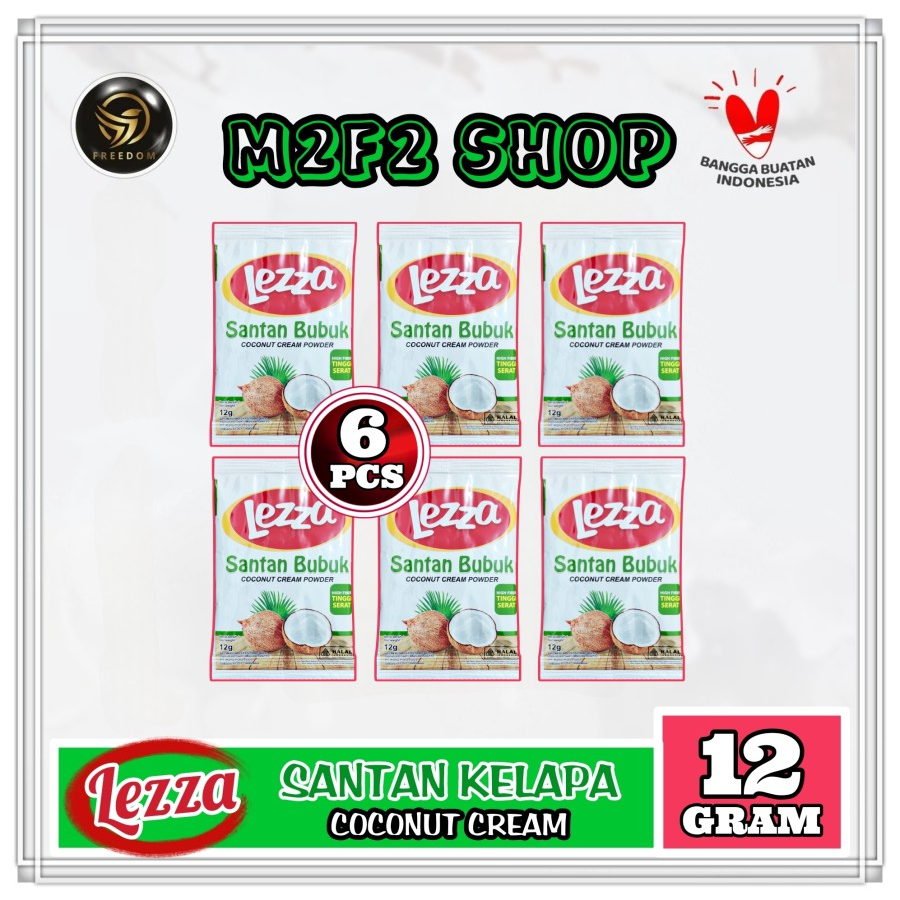 Jual Lezza Santan Bubuk Kelapa | Coconut Powder Sachet - 12 gr (Kemasan ...