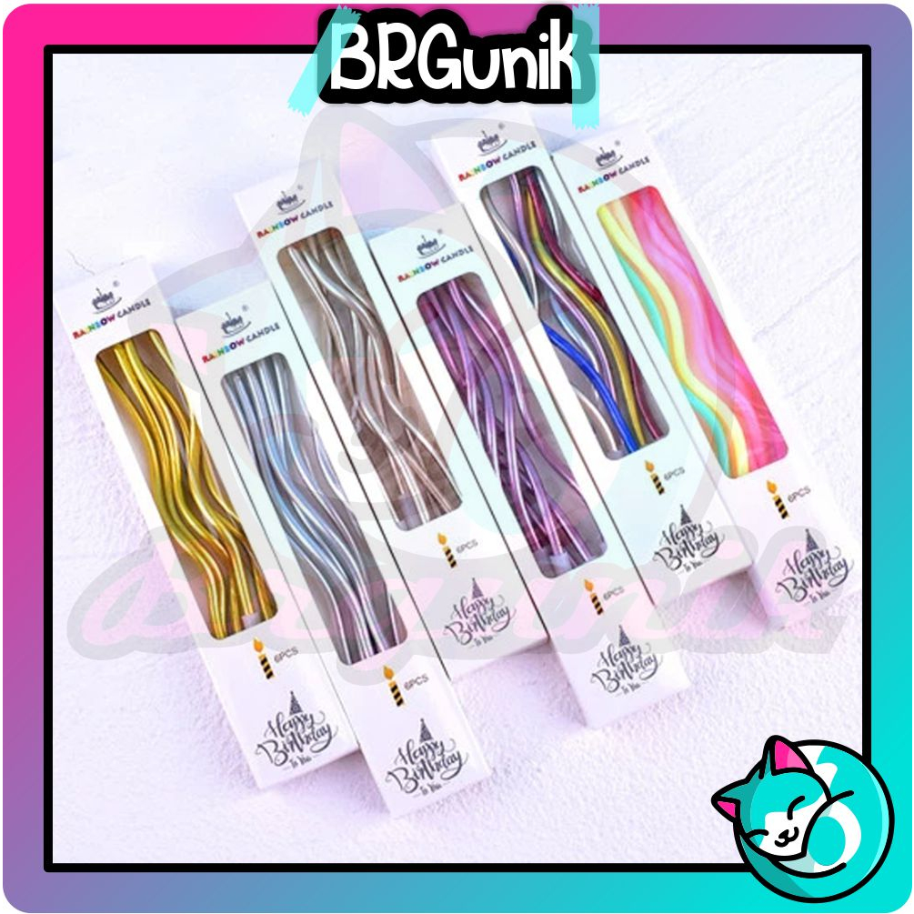 Jual BRGUNIK Lilin Ulang Tahun Spiral/Lilin Panjang Lilin Ulang Tahun ...