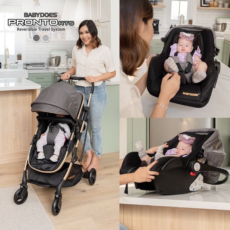 Jual Stroller Dua Arah Babydoes Pronto R, Pronto R+ Plus, Pronto RTS ...