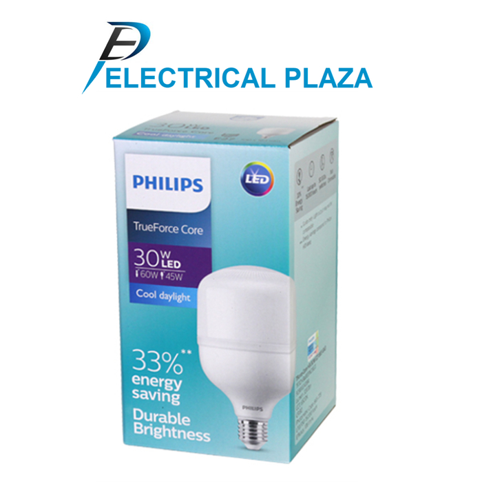 Jual Philips LED Kapsul 30W Putih Cool Daylight 6500K Lampu TrueForce ...