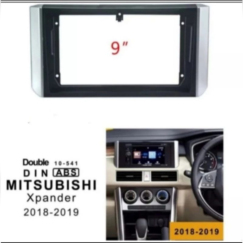 Jual frame head unit android 9 inch mobil mitsubishi xpander | Shopee ...