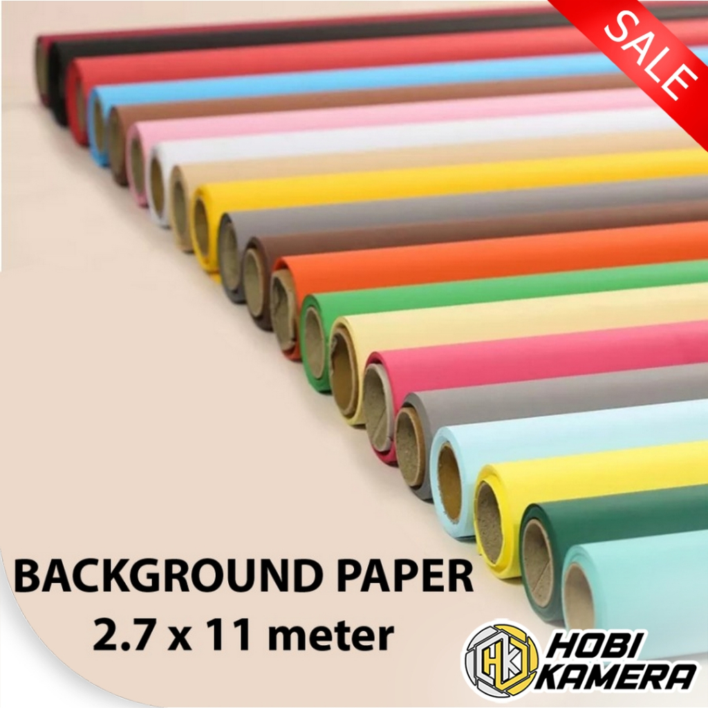 Jual Background Paper Polos Ukuran 2.7 x 11 Meter Cocok Untuk Studio ...