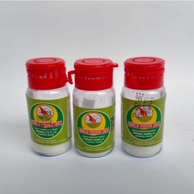 Jual Vanili Powder /perisa vanilie botol 7800mg /7,8gr/ Vanilla Bubuk O ...