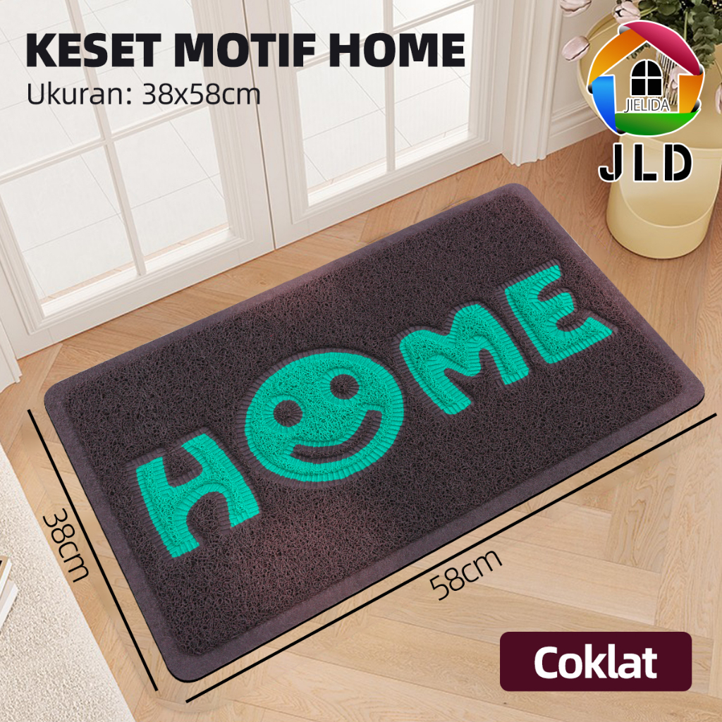 Jual JieLiDa Keset Welcome Alas Kaki Karet Plastik Mie Bihun Dekorasi ...