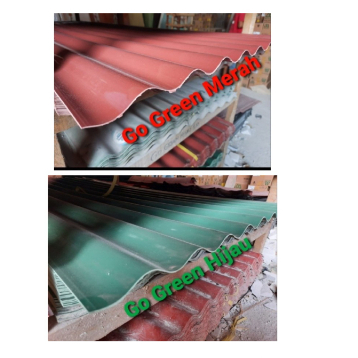 Jual atap go green / Atap gelombang multi green / FIBER GELOMBANG HIJAU ...