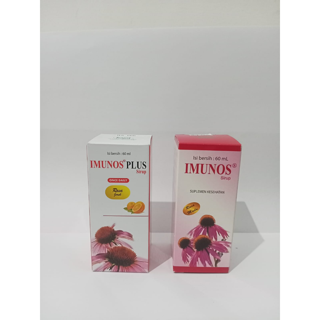 Jual IMUNOS SIRUP & IMUNOS PLUS SIRUP 60 ML/ Vitamin Suplemen Daya ...