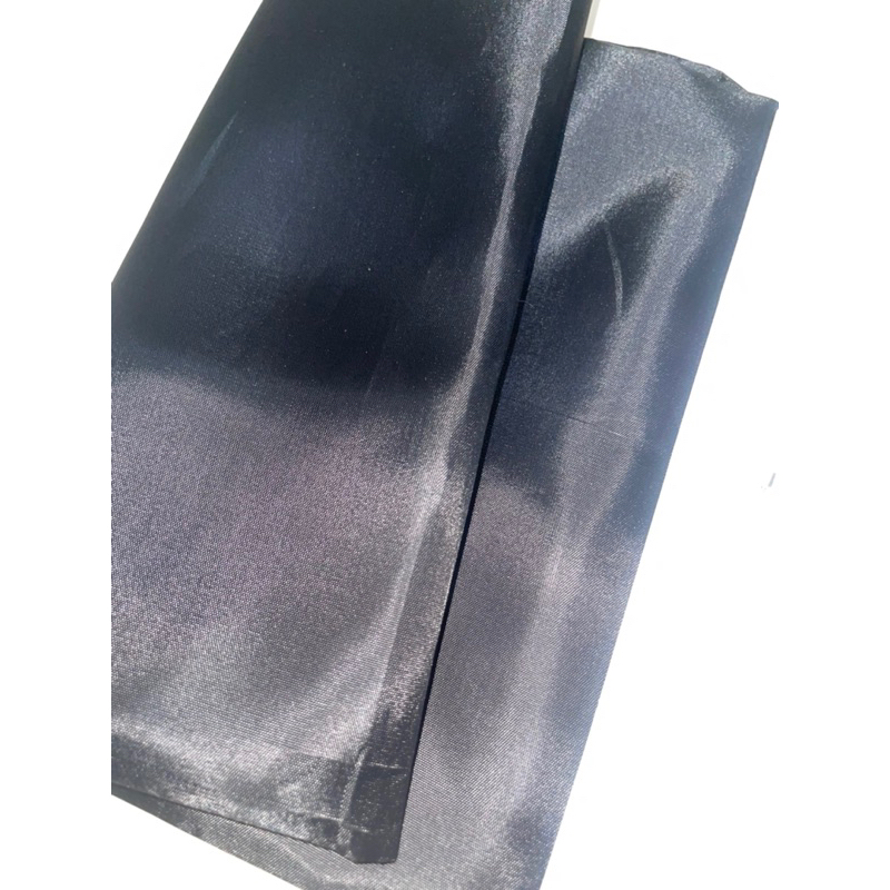 Jual KAIN PARASUT PURING HITAM - PARASUT TAFETA 190T - KAIN SATIN ...