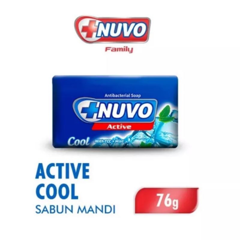 Jual NUVO Family Soap Cool 75gr | NUVO SABUN BATANG 75GR | Shopee Indonesia