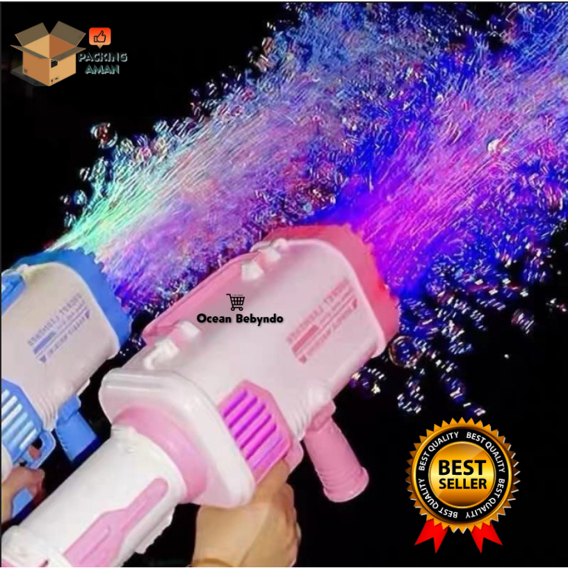 Jual MAINAN ANAK BUBBLE GUN BAZOKA BASOKA / MAINAN TEMBAK TEMBAKAN ...