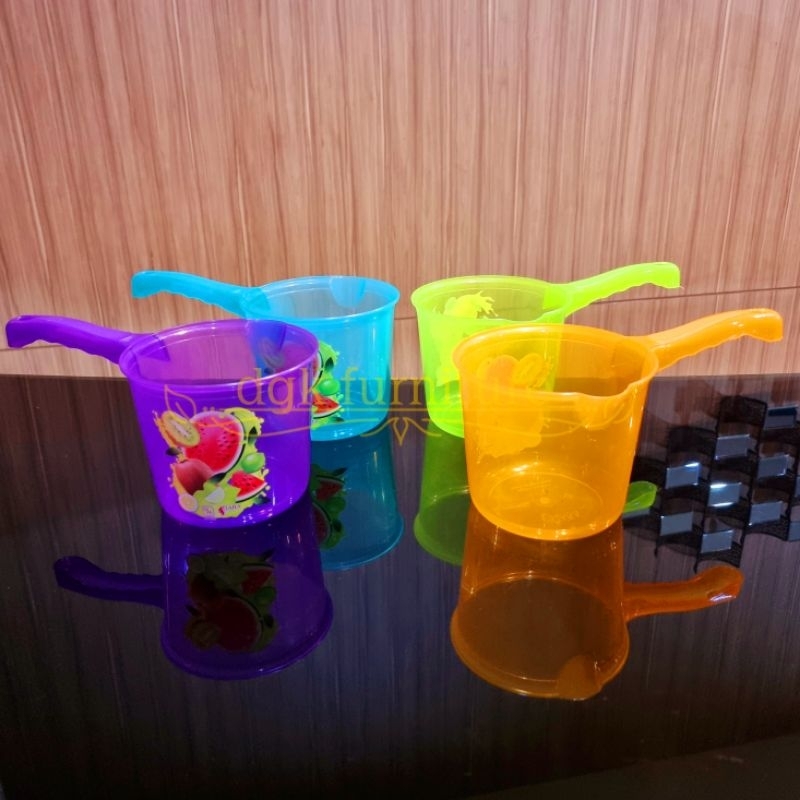 Jual Gayung Ciduk Centong Air Mandi Sirup Bajigur BENING TRANSPARAN ...