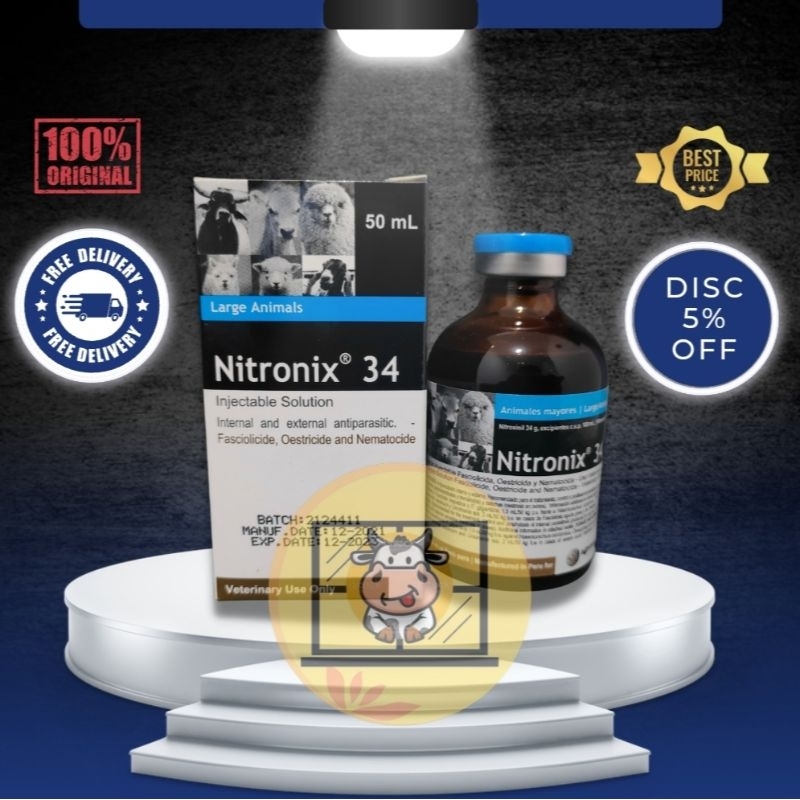 Jual NITRONIX 34 50ML - Obat Cacing Hati Dan Pencernaan | Shopee Indonesia