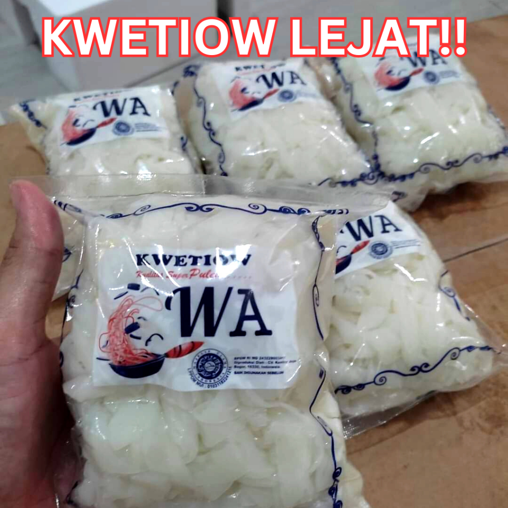 Jual Kwetiau Basah 400gram by WA - Kwetiow Paling Enak | Shopee Indonesia