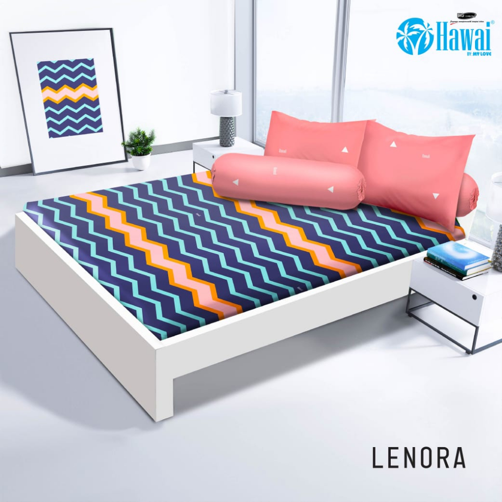 Jual Sprei Hawaii King No 1 Ukuran 180 x 200 (Motif Lenora) | Shopee ...