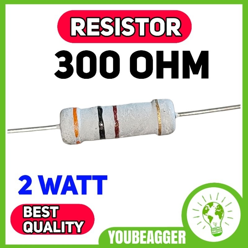 Jual Resistor 300 ohm 2W | Shopee Indonesia