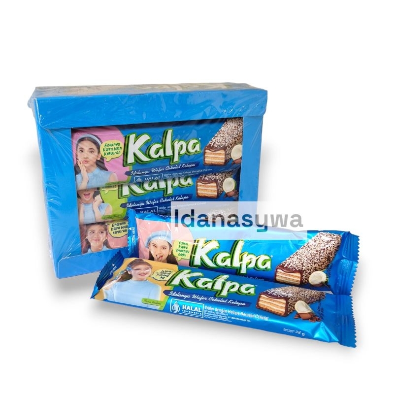 Jual Kalpa wafer cokelat kelapa/1 Box isi 12 pcs | Shopee Indonesia