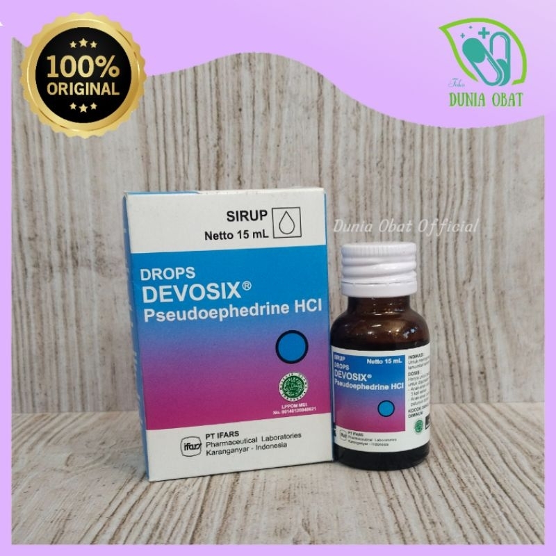 Jual [15 ml] Devosix drop | pilek akut | devosik | pilek bersin-bersin ...