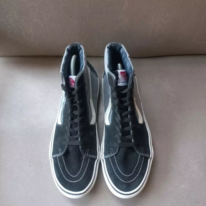 Jual Vans Sk8 Hi Hitam biru | Shopee Indonesia