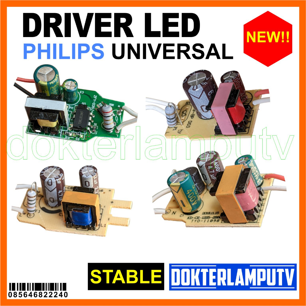 Jual DRIVER LED STANDARD PHILIPS GRADE A UNTUK SERVIS LAMPU LED ...