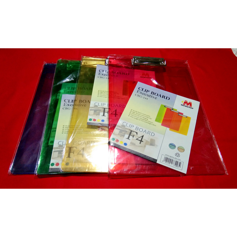 Jual Microtop Clipboard F4 Transparant | Shopee Indonesia
