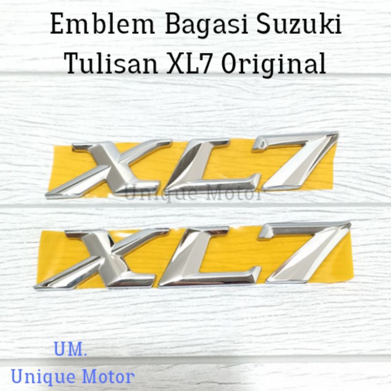Jual Emblem Bagasi Suzuki Tulisan XL7 Original | Shopee Indonesia