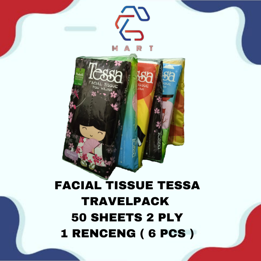 Jual Tessa Facial Tissue Tp 19 ( 50 Sheets - 2 Ply - 6 Pcs ) - 1 ...