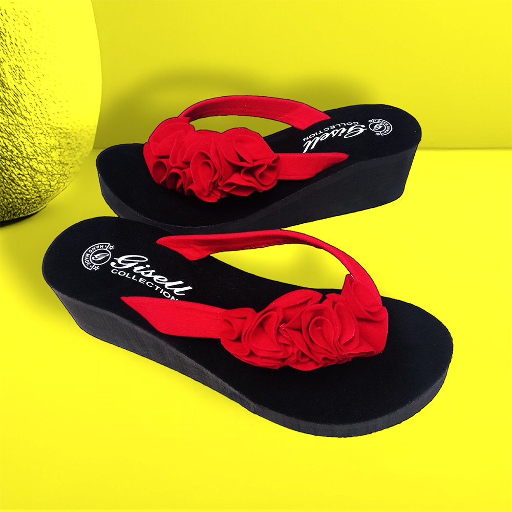 Jual B30 Sandal wanita sendal wanita sendal spon sandal wedges | Shopee ...