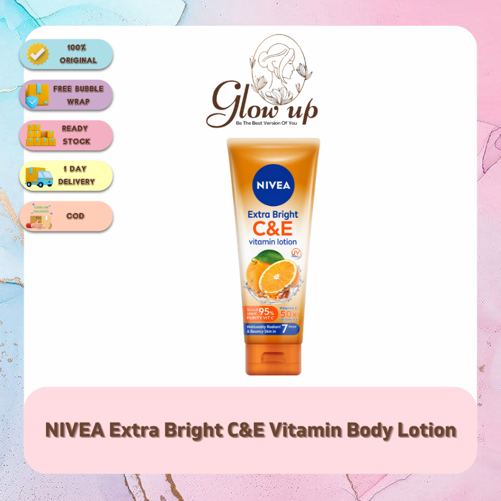 Jual NIVEA Extra Bright C&E Vitamin Body Lotion 180mL - 50x Vitamin C, Kulit Cerah Bercahaya ...
