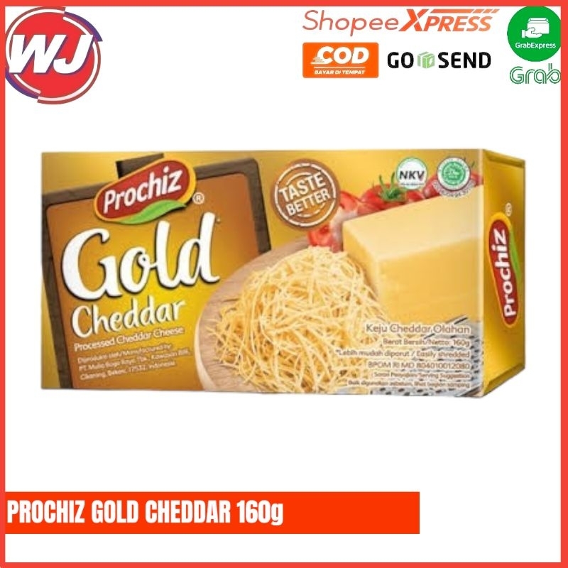 Jual PROCHIZ GOLD CHEDDAR 160g | Shopee Indonesia