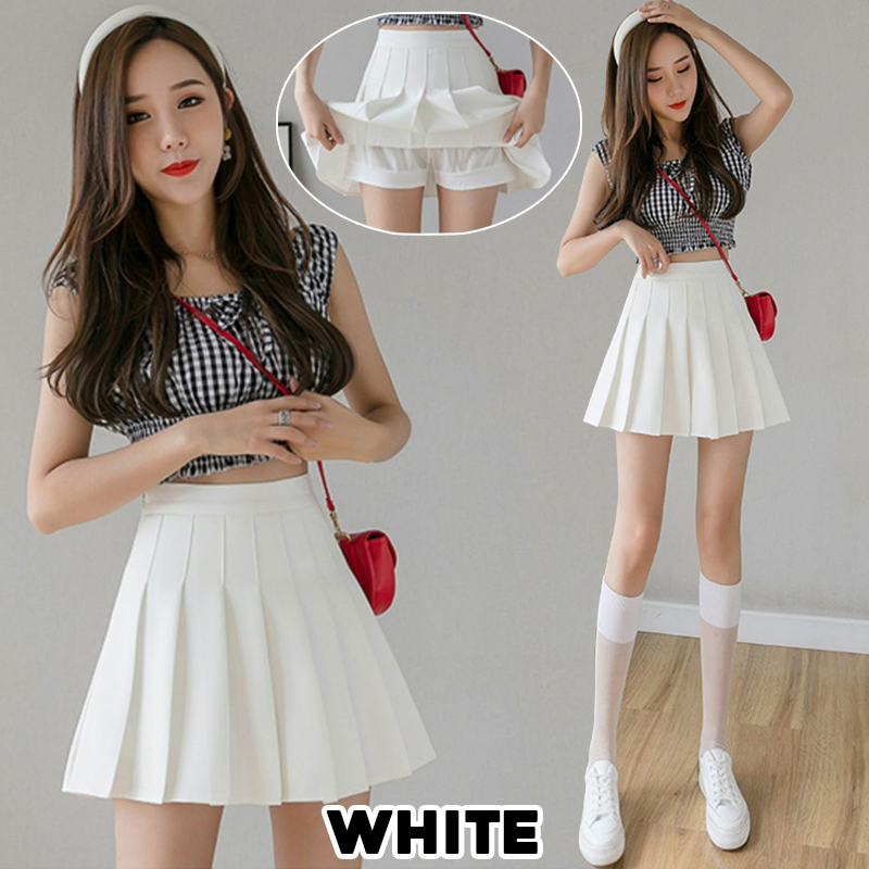 Jual 1063 Tennis Skirt/Rok Mini with inner pants//BIGSIZE JUMBO/Rok ...