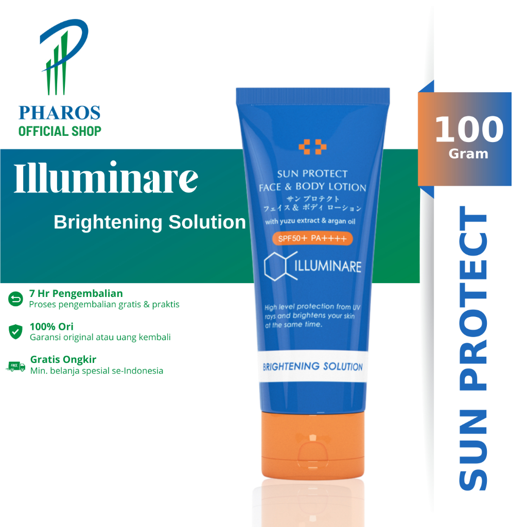 Jual Illuminare Brightening Sun Pro/Hydration Lotion/ Night Gel/ Day ...