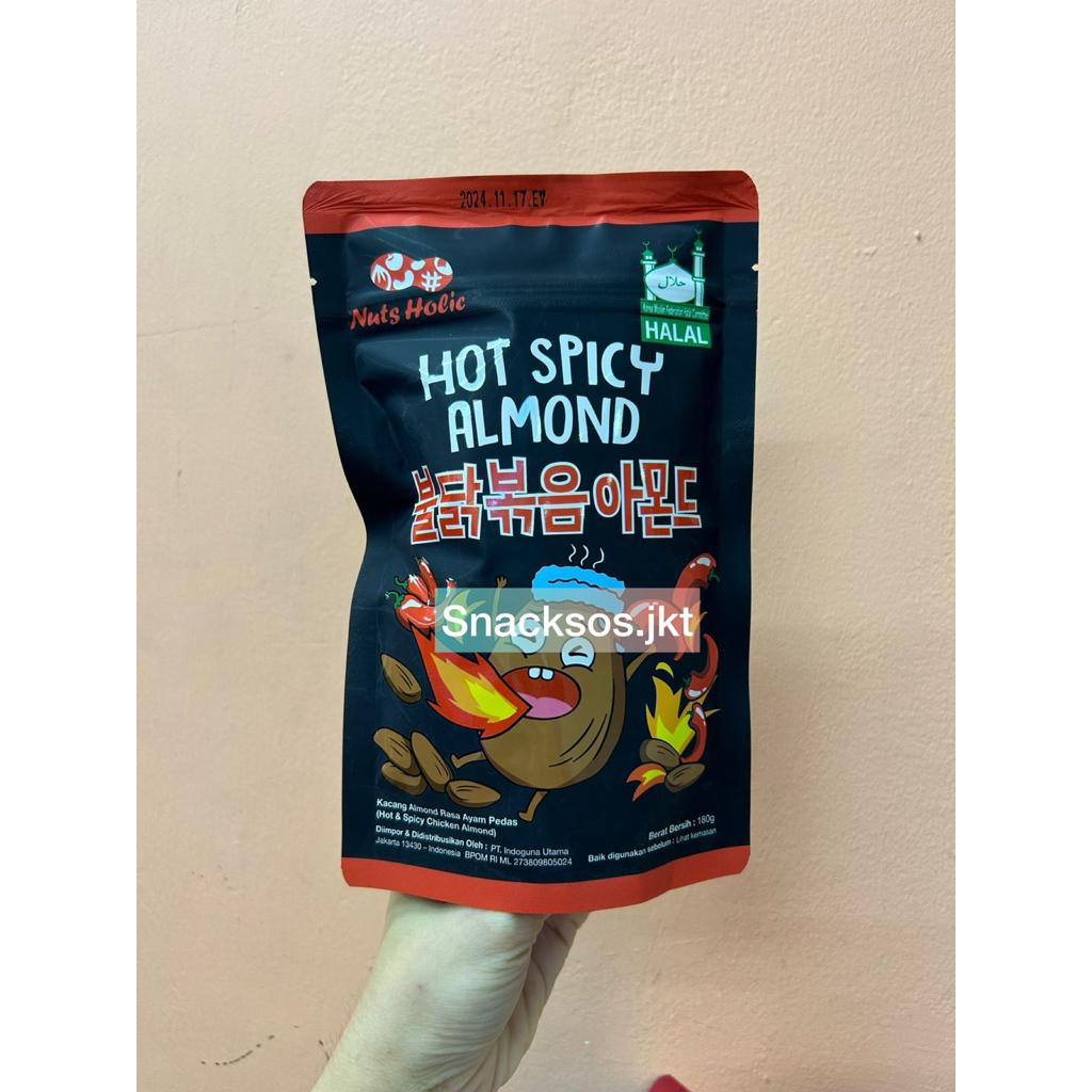 Jual [BIG 180G] NUTS HOLIC HONEY BUTTER ALMOND / STRAWBERRY ALMOND ...