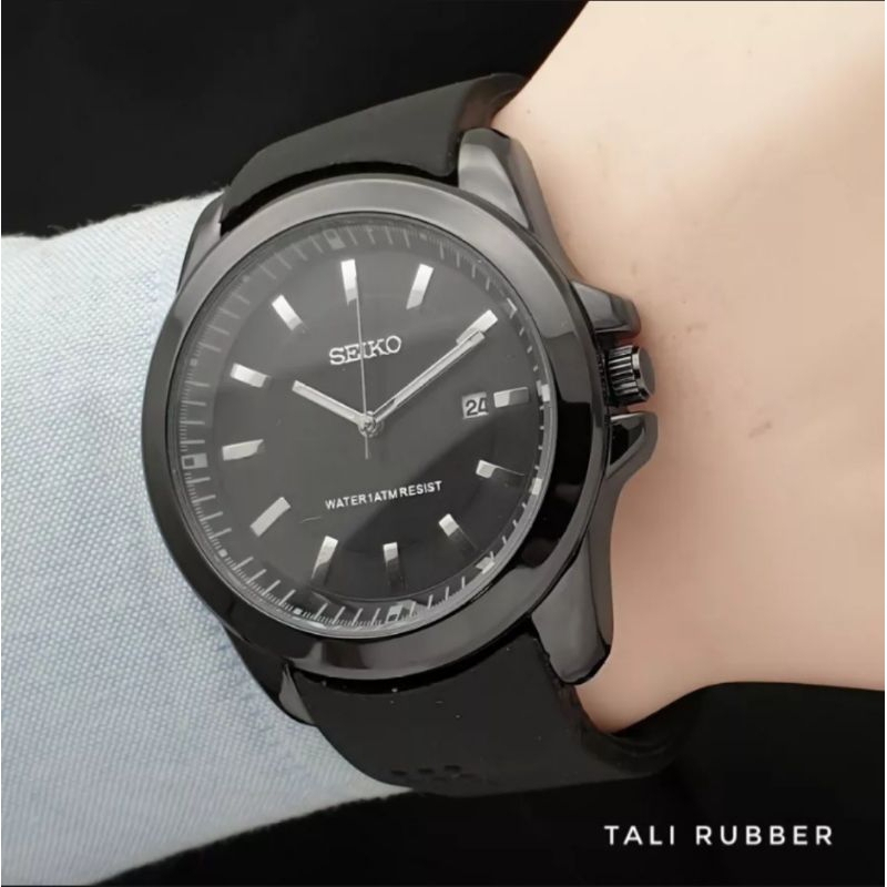 Jual Jam Tangan Pria SEIKO Original Analog Tggl aktif Tali Rubber Karet ...